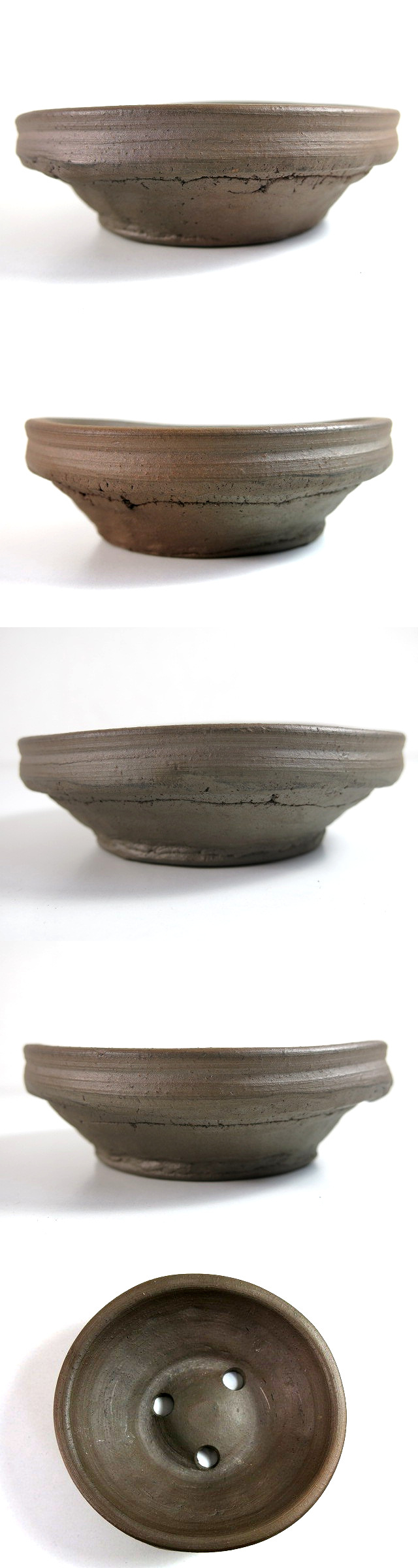 日本代購代標第一品牌【樂淘letao】－R511 美品 常滑焼 松泉 作 盆栽鉢 間口:約10.7cm【説明欄に詳細写真有り】