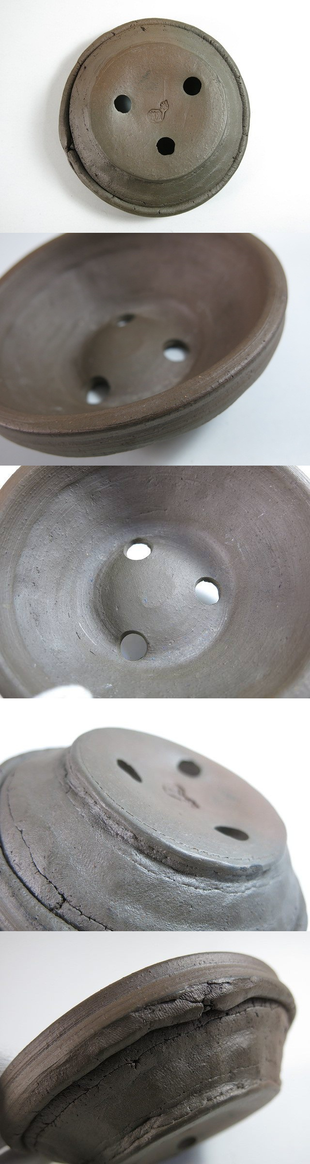 日本代購代標第一品牌【樂淘letao】－R511 美品 常滑焼 松泉 作 盆栽鉢 間口:約10.7cm【説明欄に詳細写真有り】